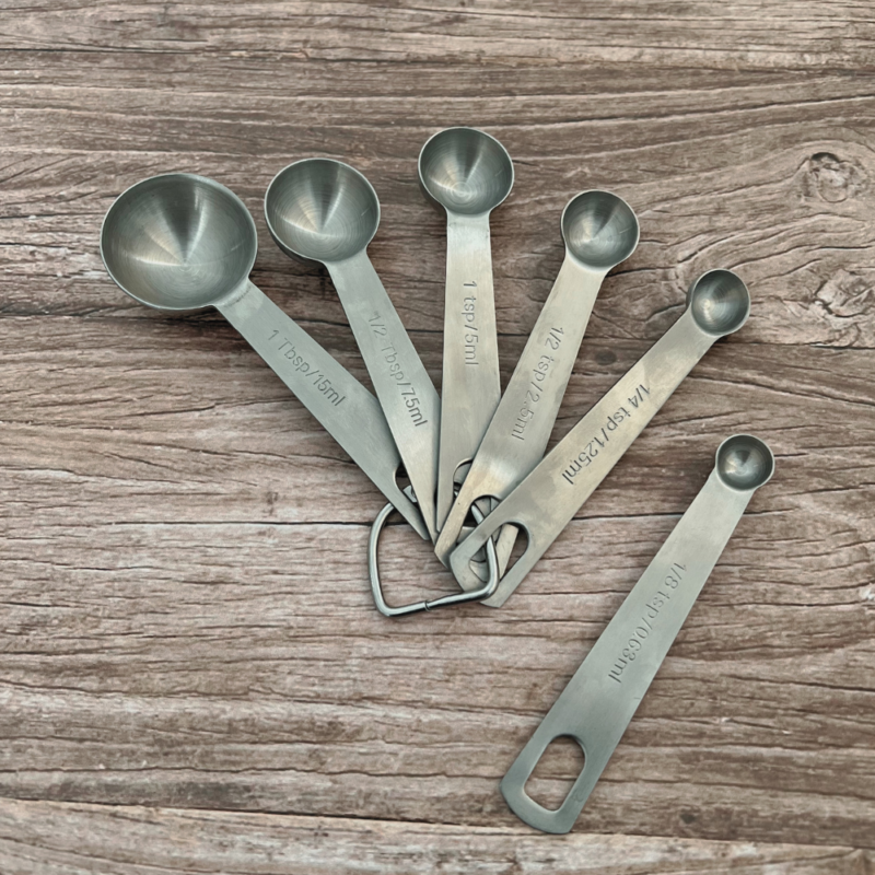 Set de 6 cucharas medidoras de acero inoxidable – Thermomix